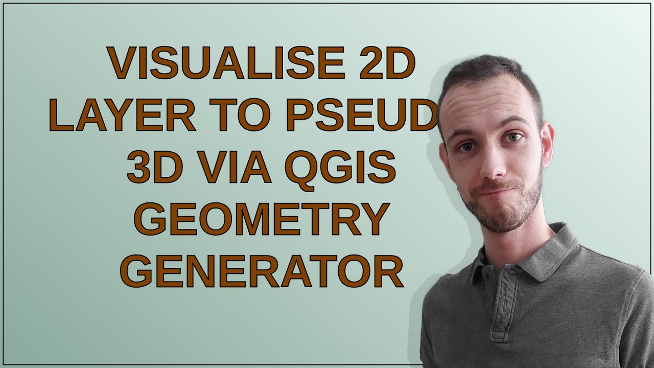 Gis: Visualise 2D layer to pseudo 3D via QGIS Geometry Generator - YouTube