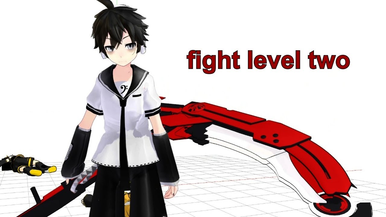 [MMD] Fight Level Two - YouTube