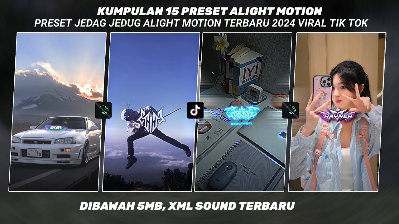 KUMPULAN 15 PRESET ALIGHT MOTION JJ KANE TERBARU DIBAWAH 5MB VIRAL TIKTOK 2024 - YouTube