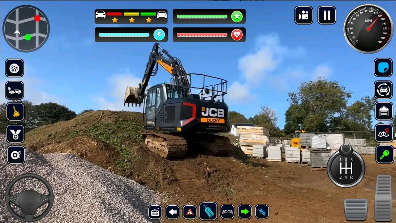 Bridge Construction JCB game - Gameplay Part 1 Android - YouTube