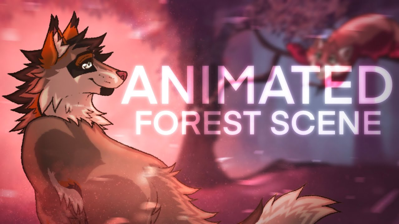 ANIMATED FOREST SCENE {Speedpaint} - YouTube