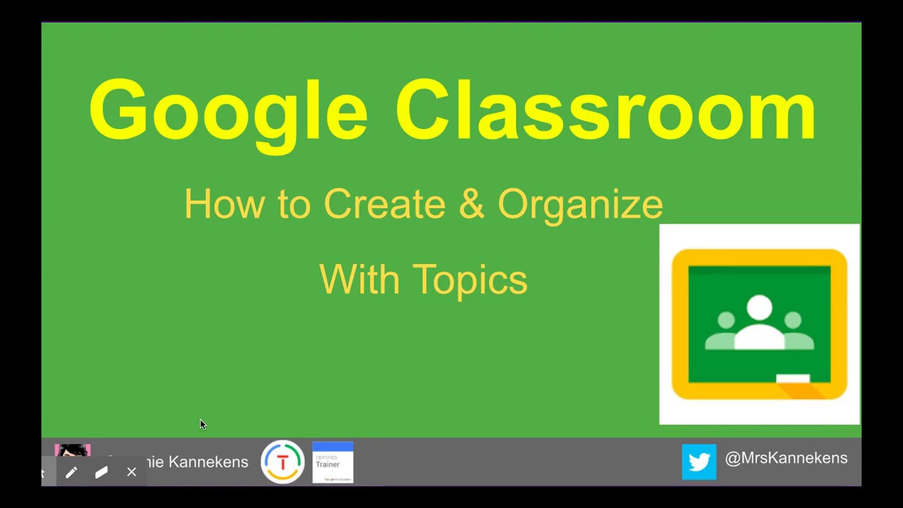Google Classroom - Organize with Topics - YouTube