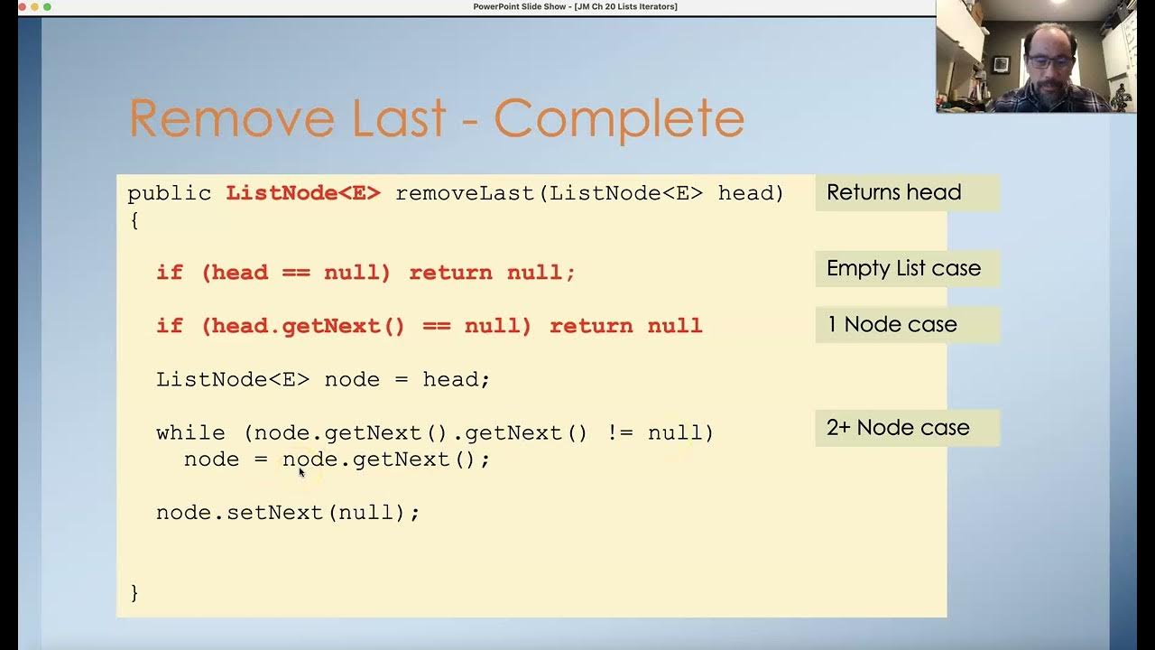 Java Ch20 DIY Linked Lists - YouTube
