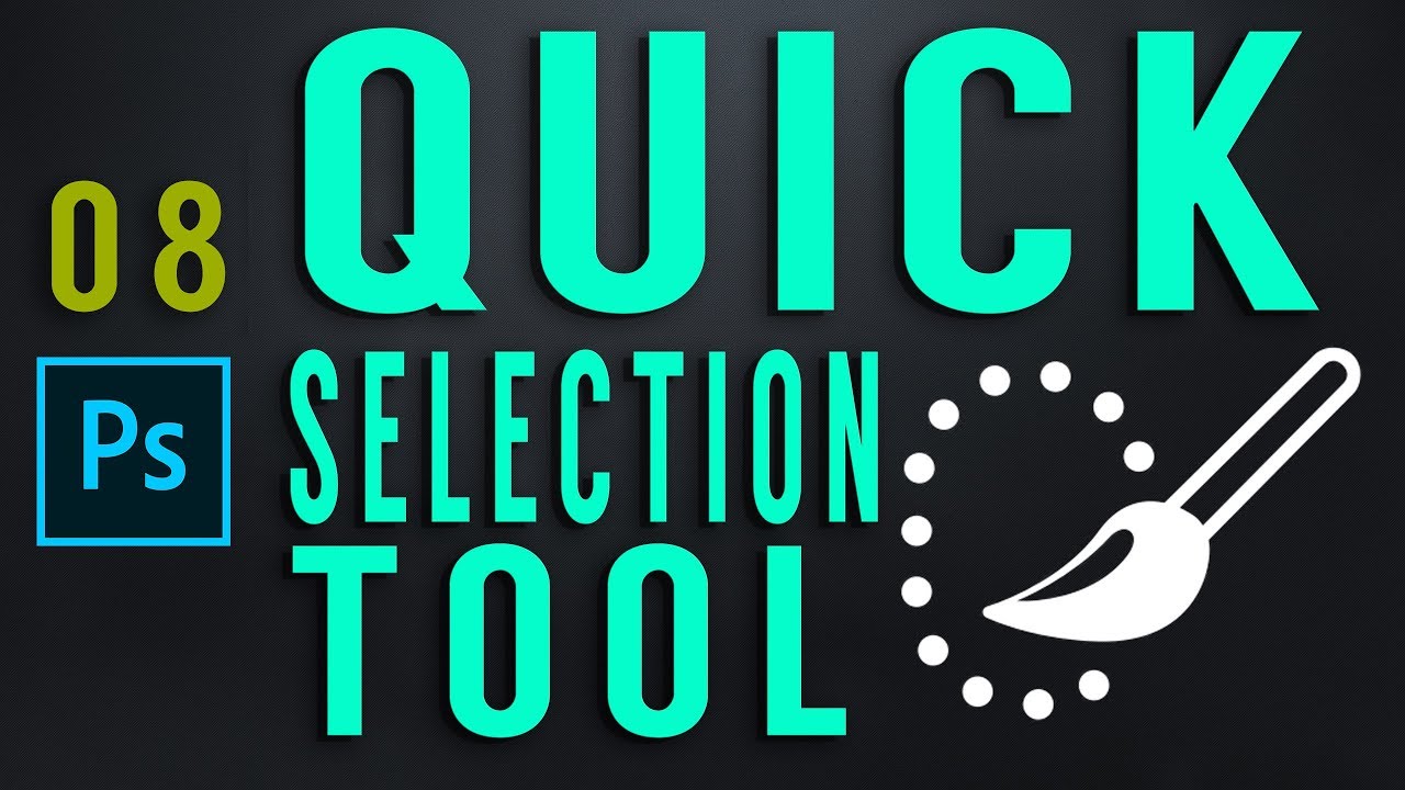 Quick Selection Tool Photoshop CC Class 08 by GFX Mentor Designer - YouTube
