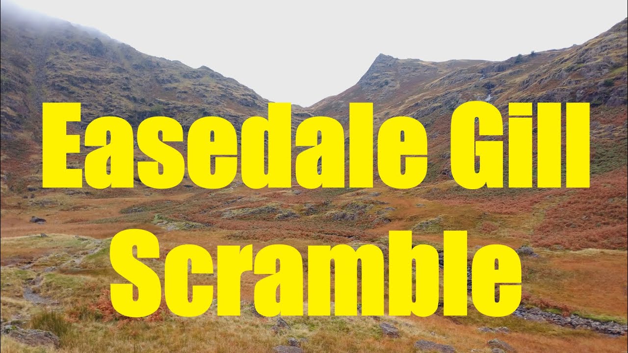 Guide to scrambling Easedale Gill – Grade 1 | Lake District - YouTube