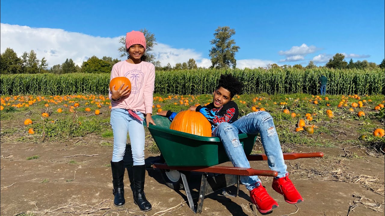 LOOKING for the BIGGEST PUMPKIN at the PUMPKIN PATCH! *Schilter Family ...