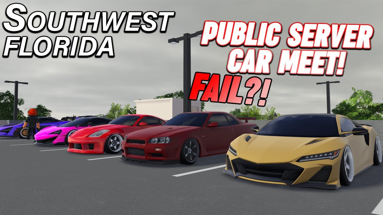 TRYING TO HAVE A CAR MEET IN A PUBLIC SERVER... || ROBLOX - Southwest ...
