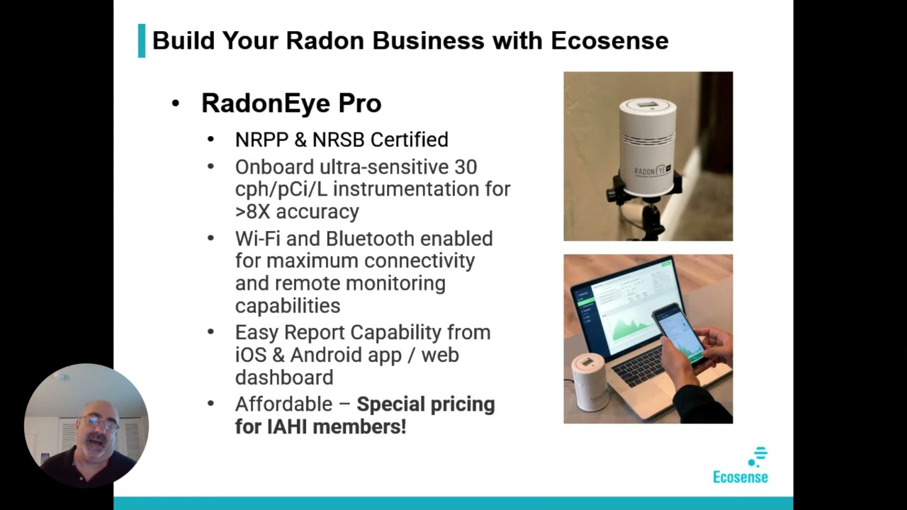 RadonEye Pro Continuous Radon Monitors - YouTube