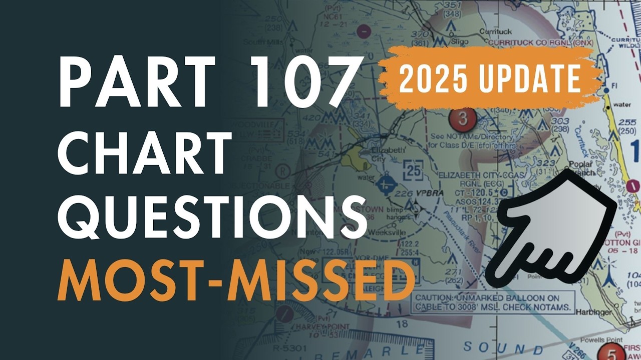 FAA Part 107 Chart Question Tutorial - 2025 Update - YouTube