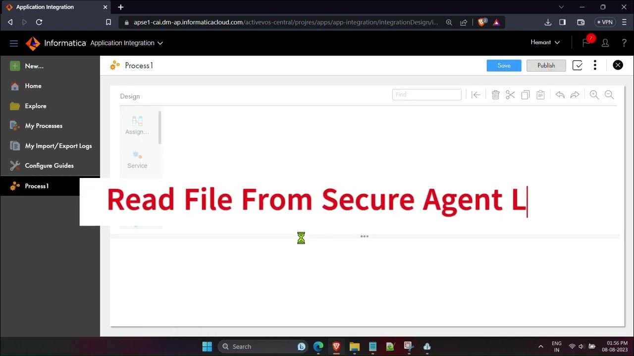 Read File From Secure Agent Location using CAI Process: #Informatica #IICS #CAI - YouTube