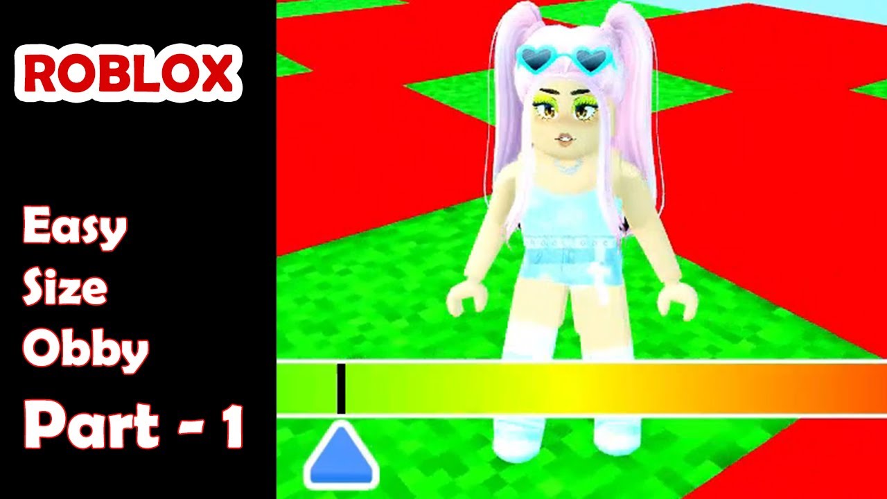 Aliza Conquers Roblox Easy Size Obby | Fun Gameplay & Tips! | Part 1 ...