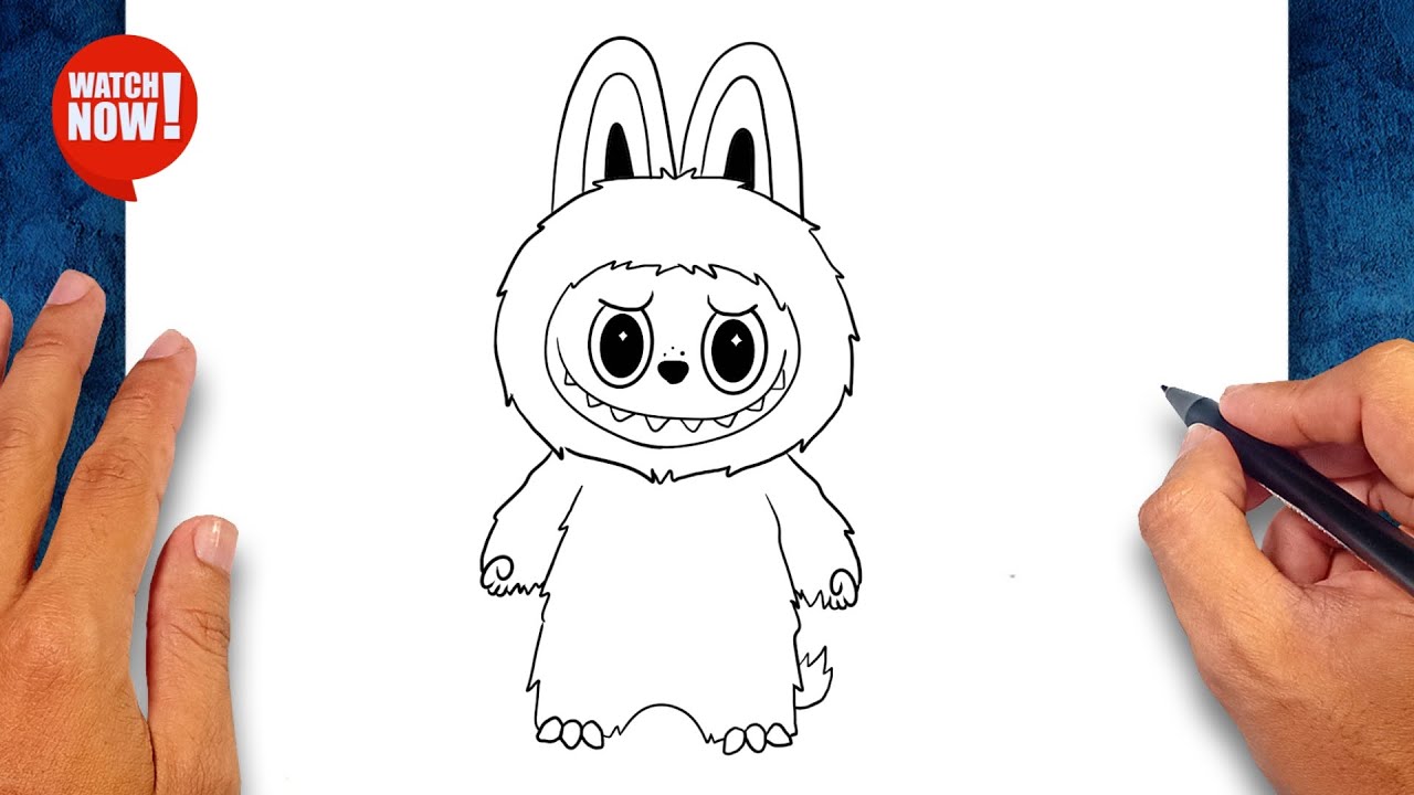How to draw Labubu - YouTube