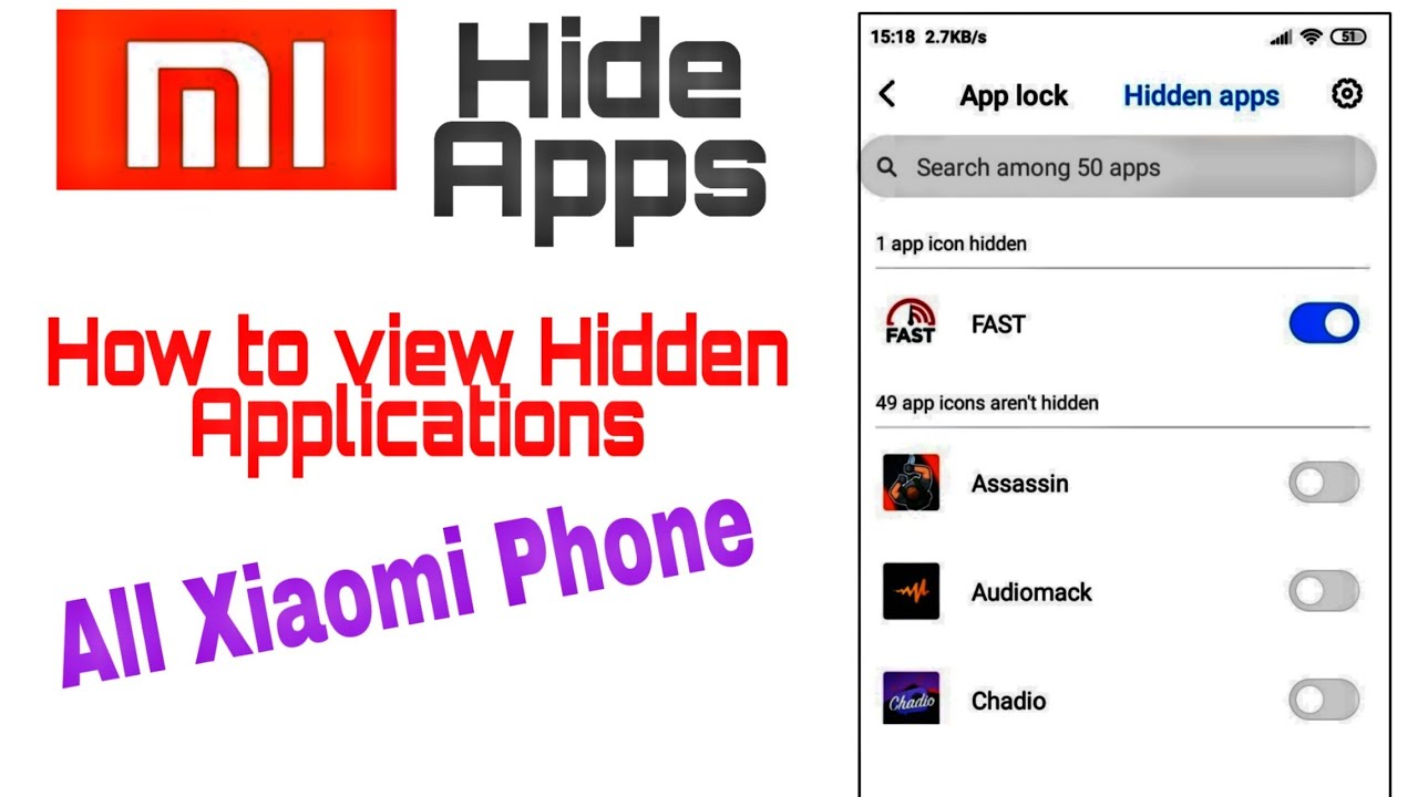 MIUI 11 : Hide apps | How to view Hidden applications | All Xiaomi ...