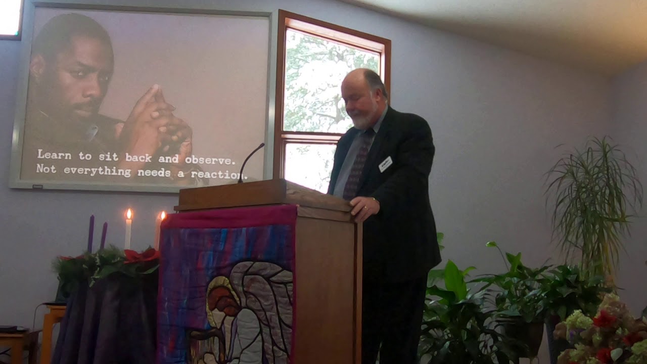 "Selective Patience" - Rev. Alden Studebaker - December 1, 2019 - YouTube