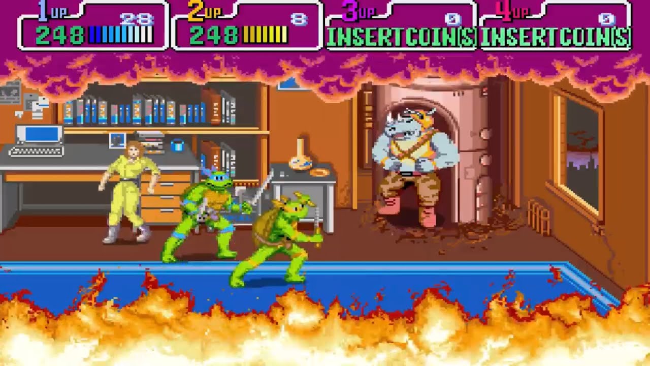 Teenage Mutant Ninja Turtles Ps5 ( Arcade Classic ) Completed ️‍🔥 4k 🔴 ...