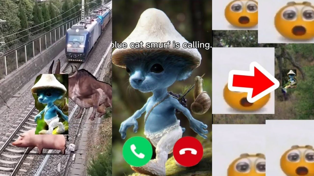 Meme Kucing Smurf Biru Wilif Wilof Woilah… Smurf Cat Mushroom Meme ...