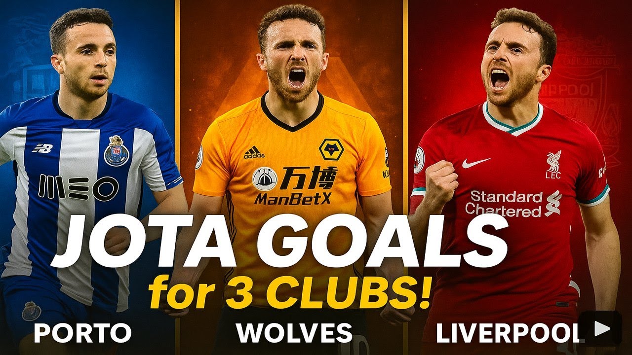 All Diogo Jota Goals for Porto, Wolves & Liverpool | Evolution of a ...