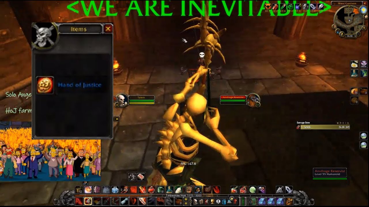 Rogue - Solo General Angerforge - Hand of Justice farm ( HoJ Drop ...