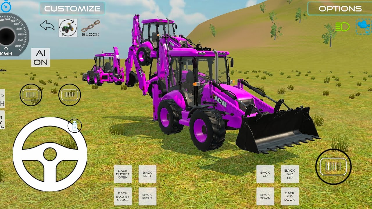 Yeh kya kar diya purple jcb ke sath 😮😮😮 - YouTube