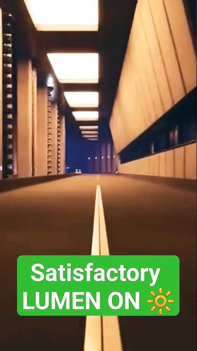 Satisfactory Update 8 - LUMEN ON #satisfactory #update8 - YouTube