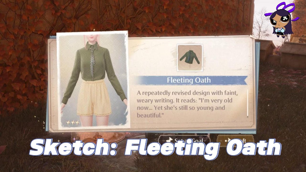 Infinity Nikki - Sketch Fleeting Oath - YouTube