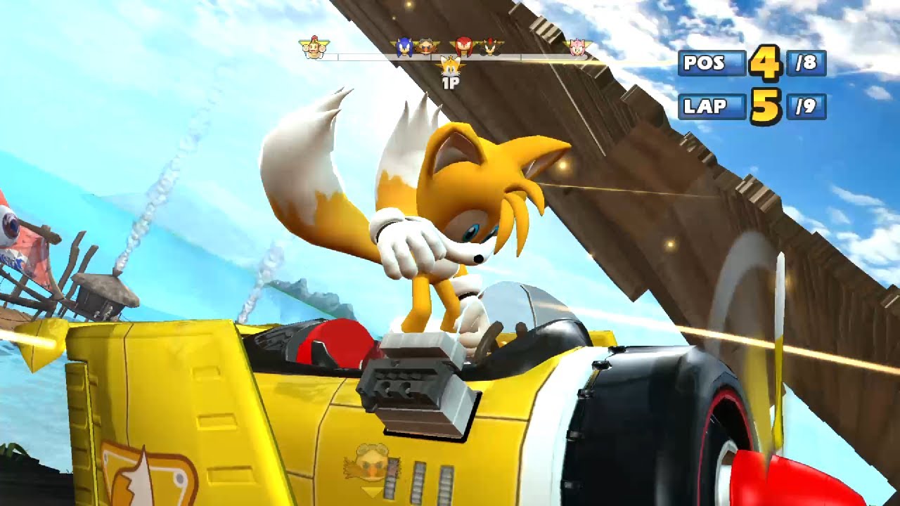 TAILS Monkey Target 9 Laps (Expert) Sonic & Sega All-Stars (2022) - YouTube
