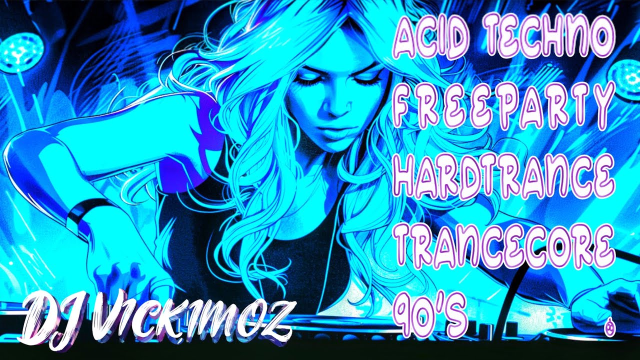 DJ VICKIMOZ - TRANCECORE - ACID TECHNO - 90S REMIXES - FREEPARTY HARDTRANCE 21st MARCH 2024 LIVE ...