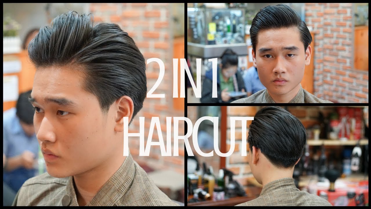#8 2 HAIRSTYLES IN 1 HAIRCUT / BI ORIGINAL BARBER SHOP/ SIDEPART ...