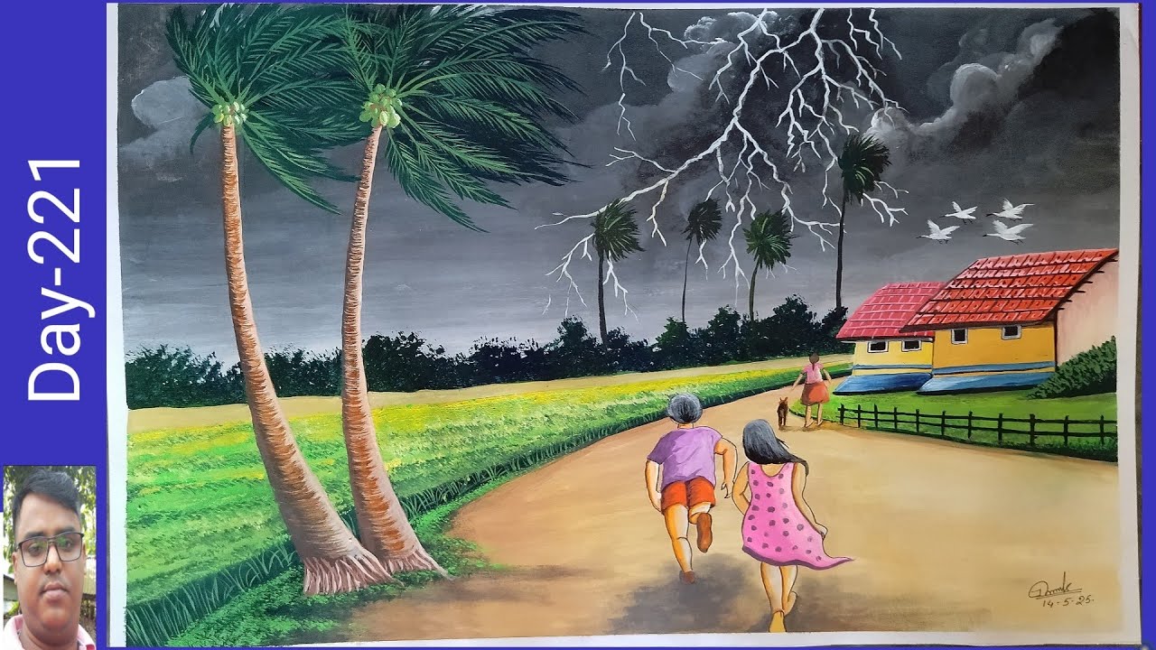 How to Draw a Thunderstorm (Step by Step) - YouTube