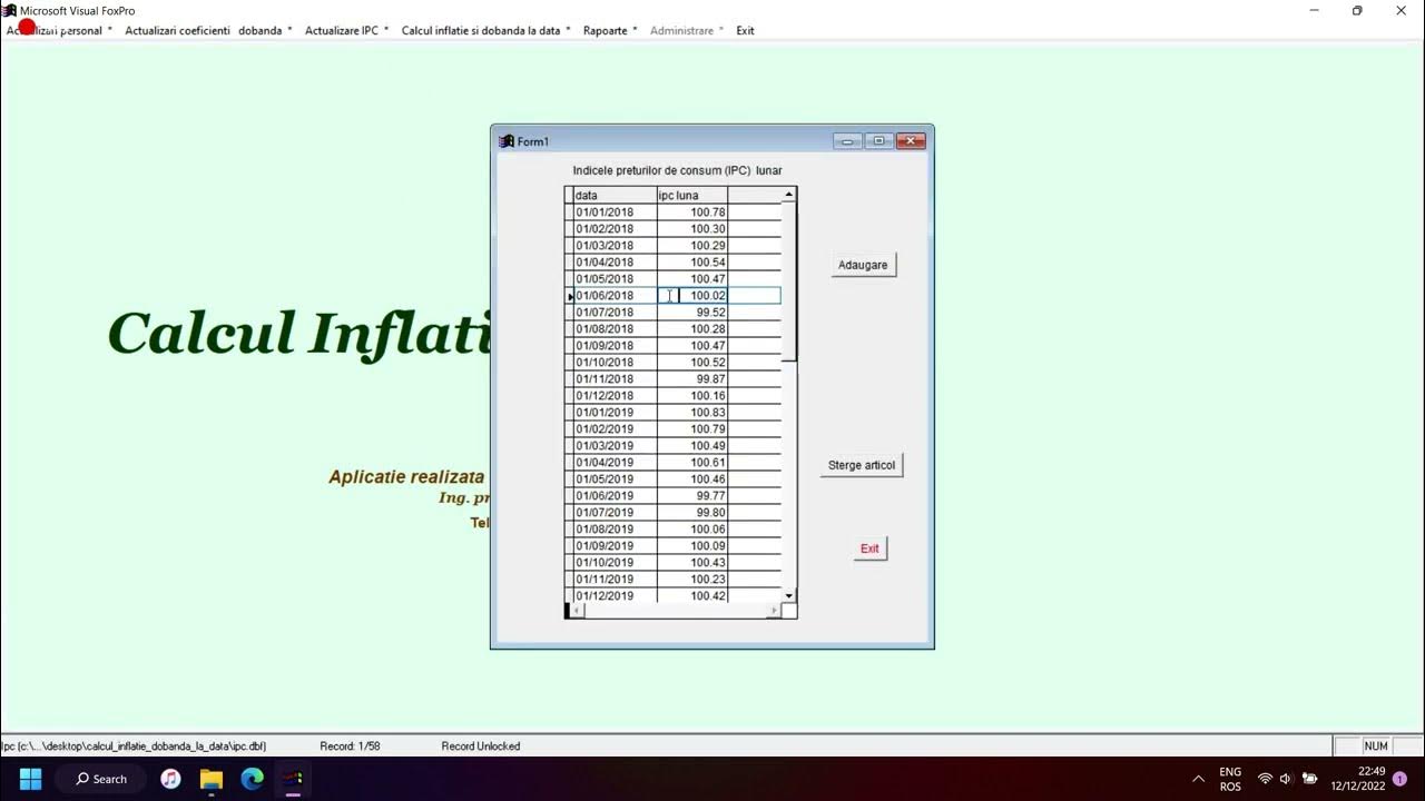 Evidenta si calcul dobanda legala si inflatie pentru hotarari ...