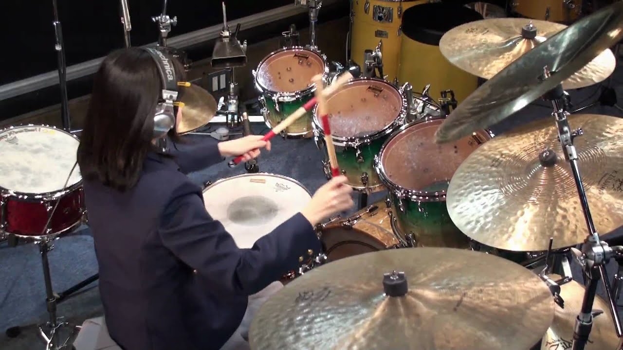 けいおん！K-ON! 平沢唯 Sunday Siesta 叩いてみた - YouTube