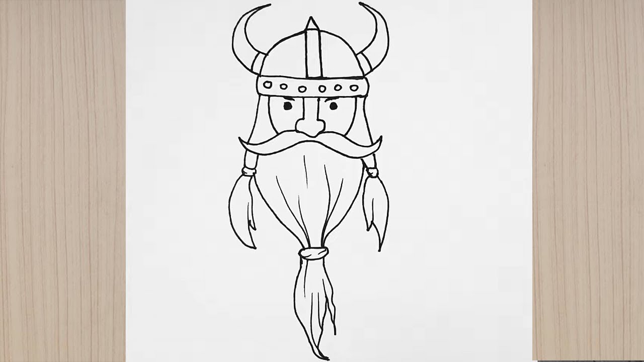 How to draw wiking / step by step wikings - YouTube