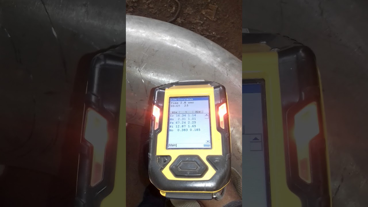 SS WELD JOINT PMI ( POSITIVE MATERIAL IDENTIFICATION ) - YouTube