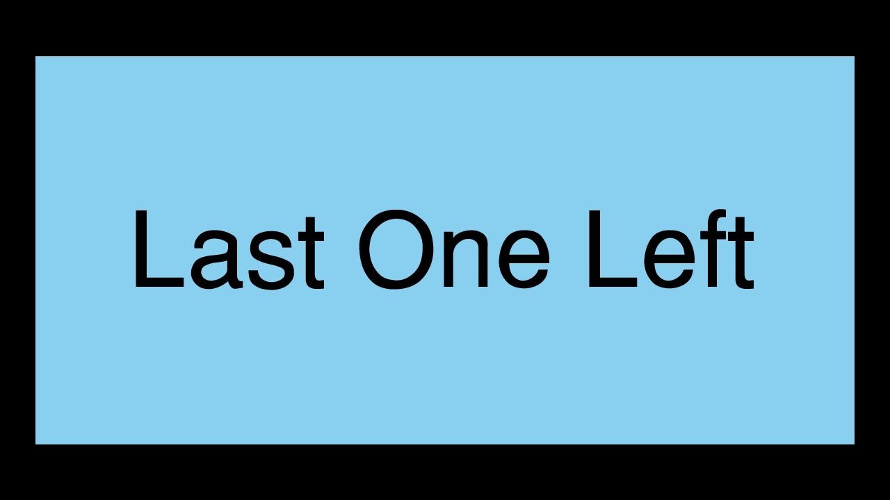 Squad - Last One Left - YouTube