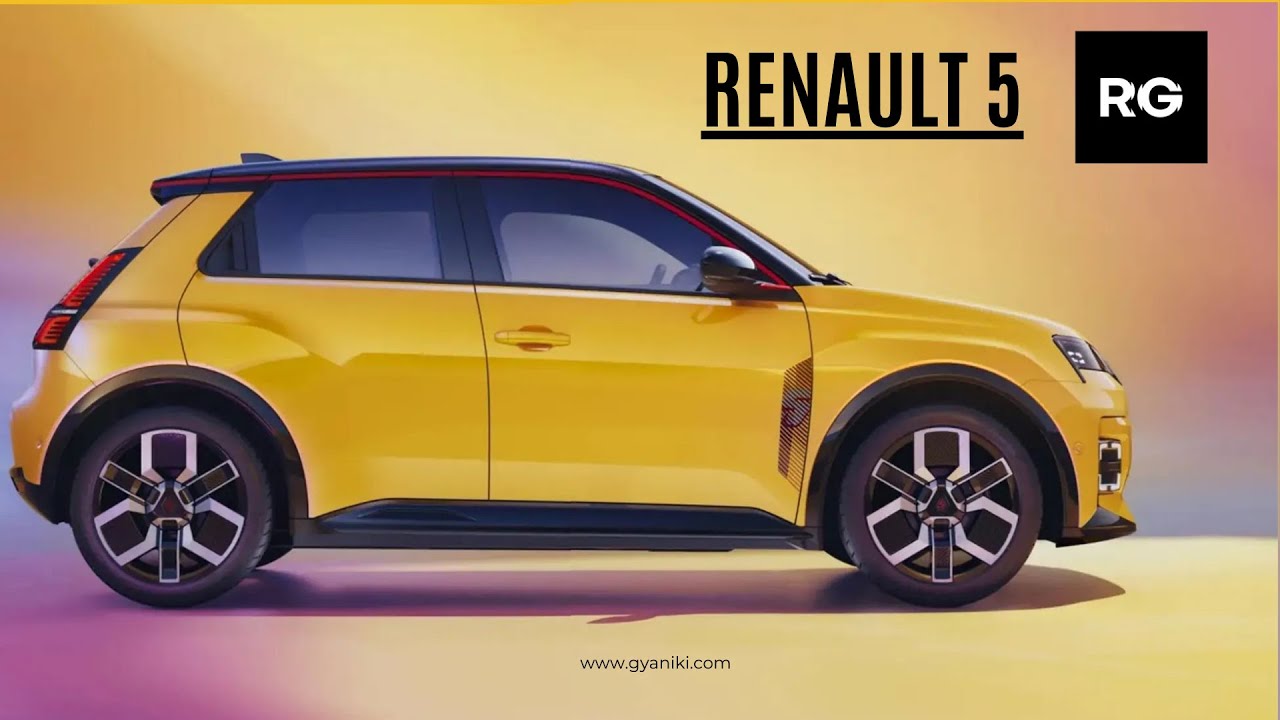 2025 Renault 5 E-Tech revealed electric hatchback - YouTube
