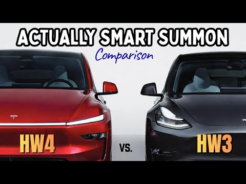 Die Wahrheit über Teslas Smart Summon: Ein direkter Vergleich zwischen HW3 und HW4