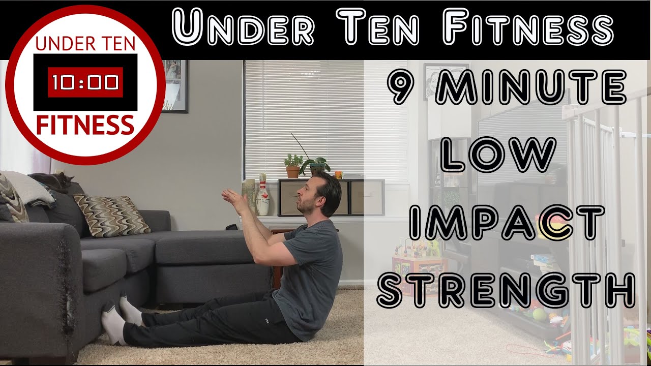 Low Impact Slow Paced at Home Body Weight Workout - YouTube