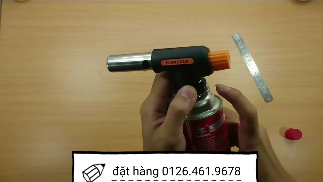 Đèn khò ga mini - YouTube