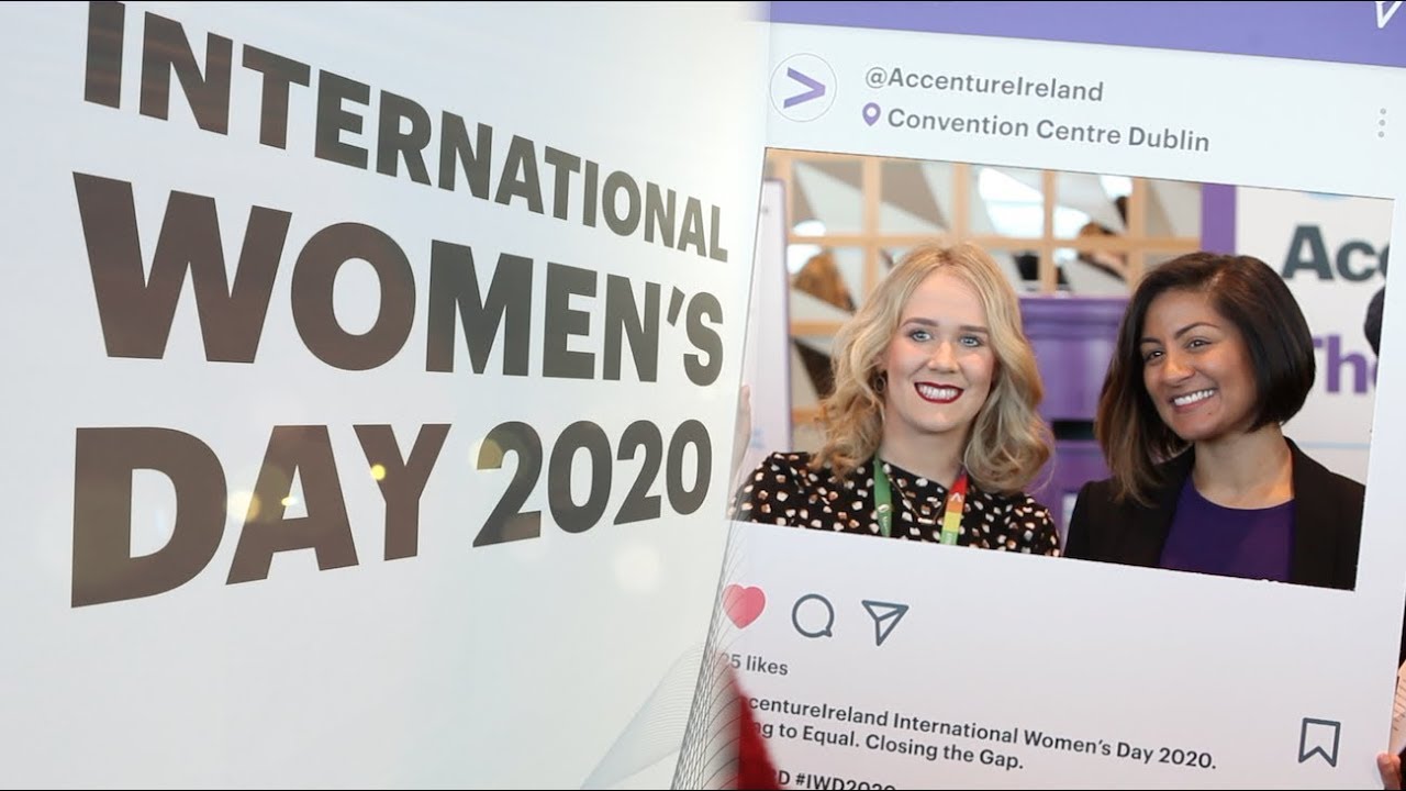 IWD 2020: Accenture report tackles the perception gap - YouTube