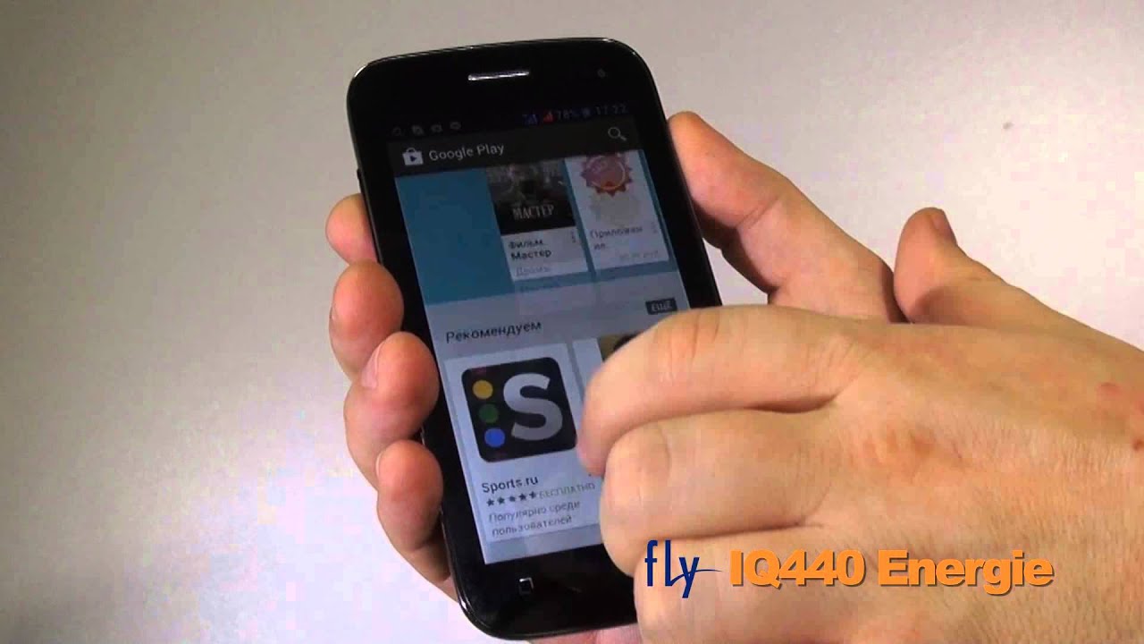 Fly IQ 440 ENERGIE - YouTube