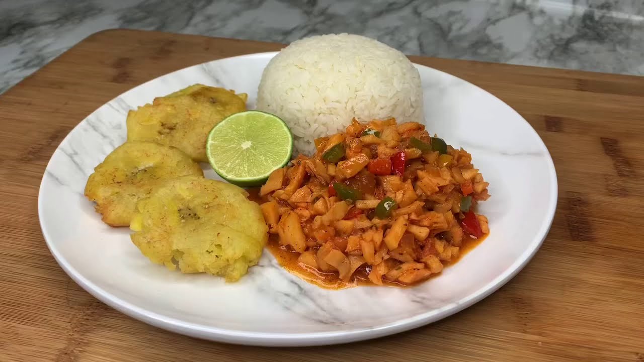 LAMBÍ GUISADO / COMO LIMPIAR LAMBI / CONCH / Chef Darianny - YouTube