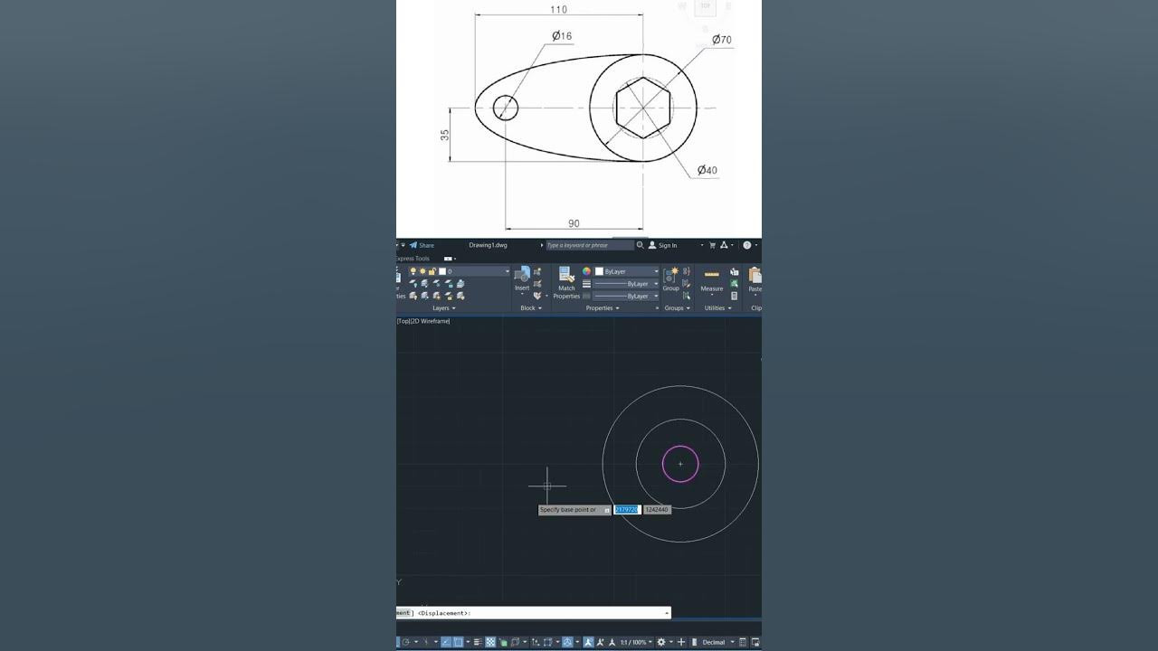 AutoCAD 2D Drawing Tutorial for Beginners | Learn AutoCAD Fast - YouTube