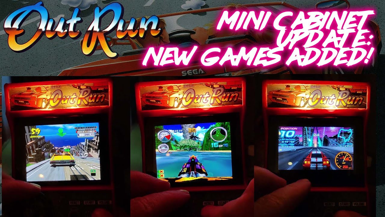 Outrun Mini Cabinet - UPDATE: New Games Added! - YouTube
