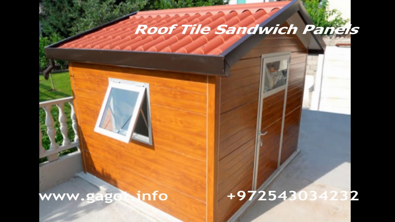ROOF TILE SANDWICH PANELS - YouTube