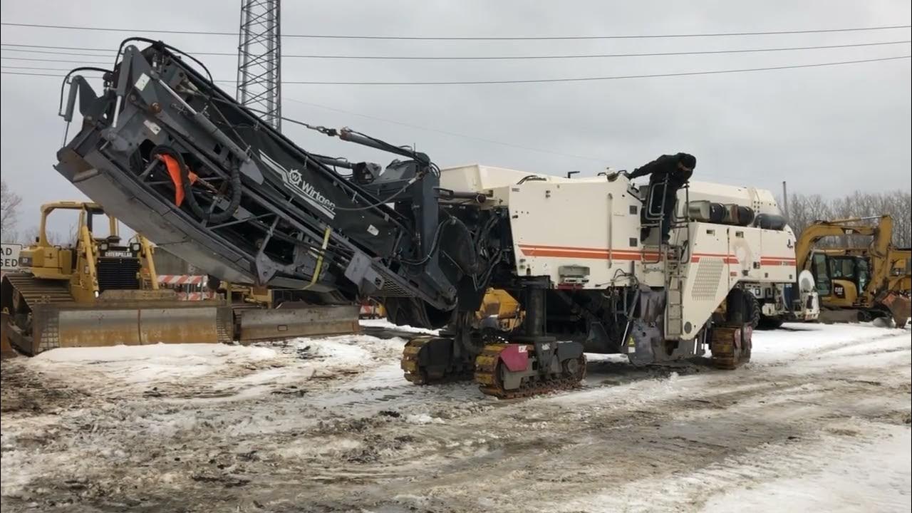 2010 WIRTGEN W2100 MILLING MACHINE - YouTube