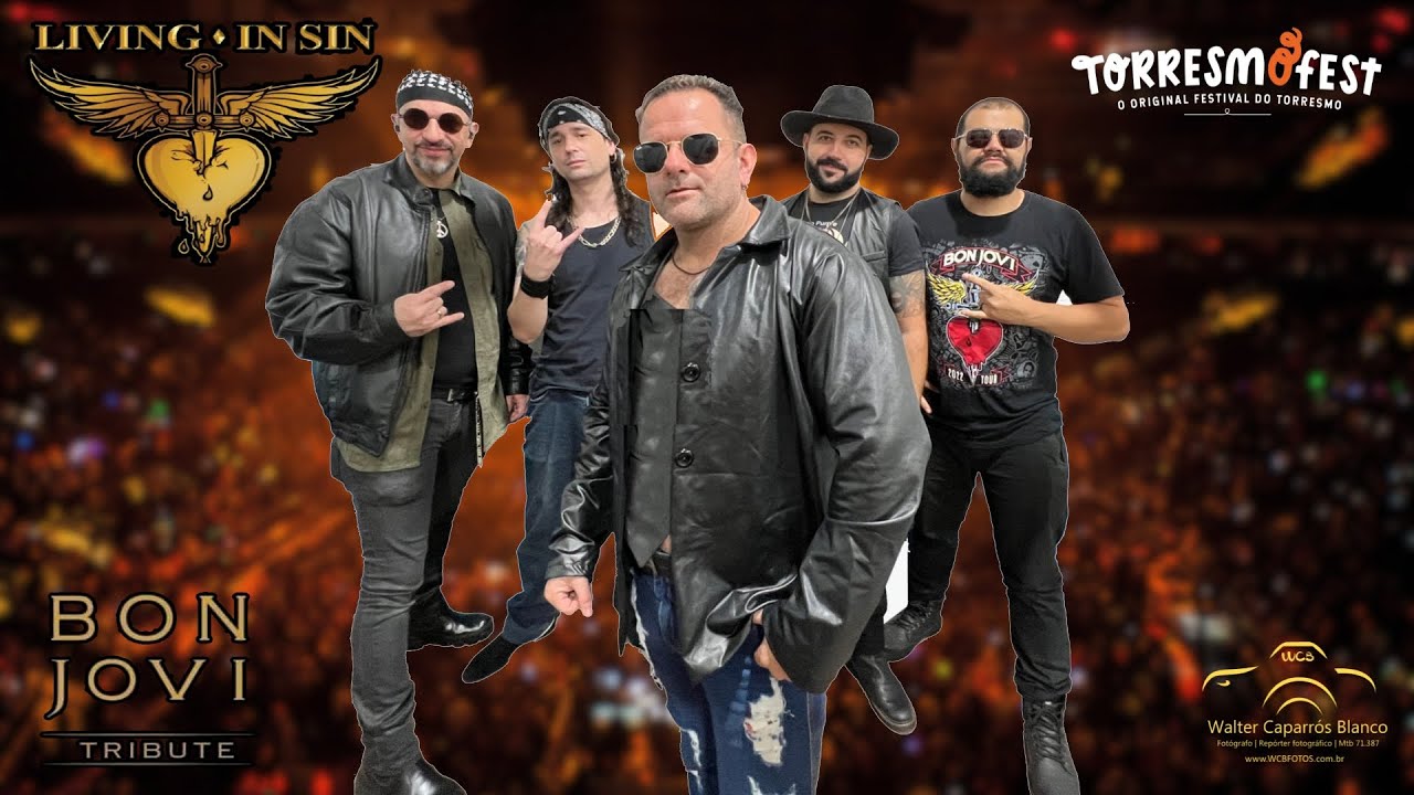 Show da Banda Living In Sin - Bon Jovi Tribute no Torresmofest em São ...