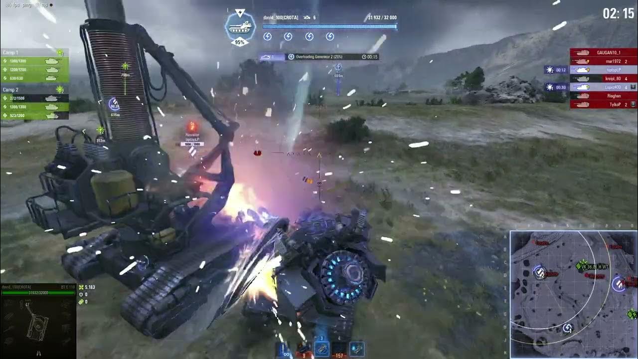 World of Tanks - Return of the Waffenträger: BT E 110 gameplay on Steppes – Almost got the all ...