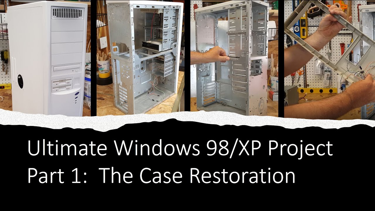 Classic Computer Case Restoration Clean and Paint - YouTube