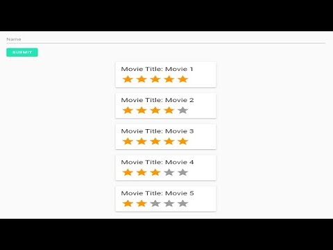 Star Rating System | Vue.js | Vuetify - YouTube