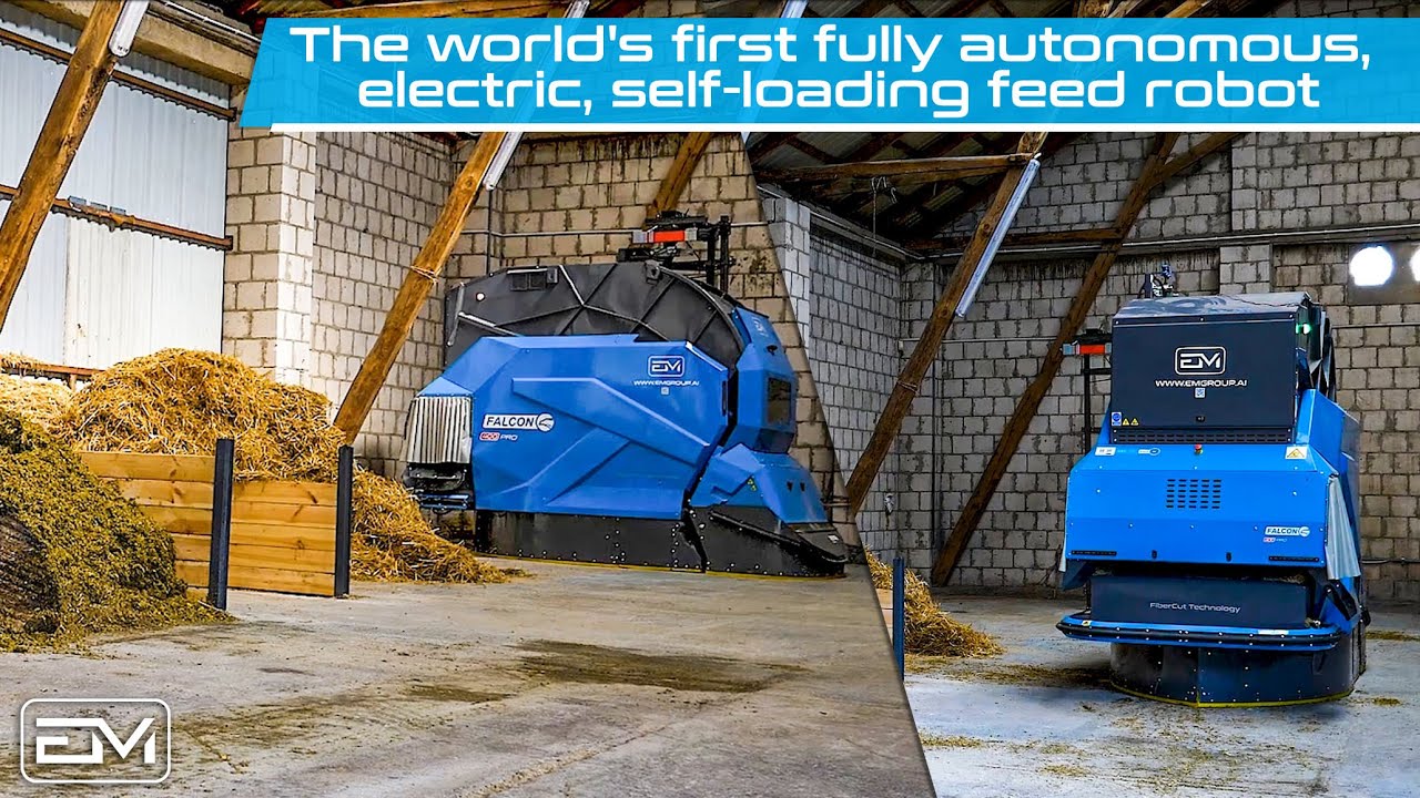 EM FALCON – the world's first fully autonomous feed robot! The future ...